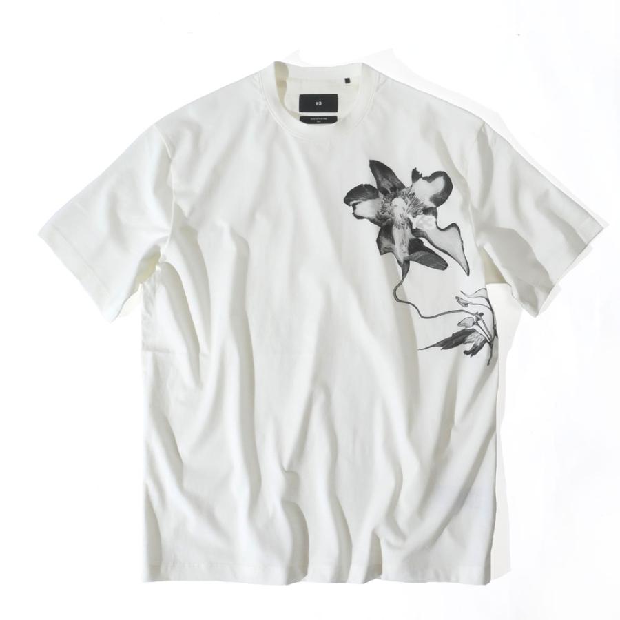 Y-3 ワイスリー メンズ グラフィックス ショートスリーブ ティー Tシャツ クルーネック 半袖 カットソー iv7737-apps24 ...
