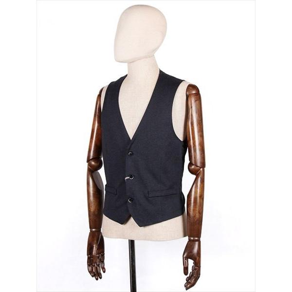 SOLIDO 【セール】SOLIDO ソリード OLIVO 度詰め天竺 3B ジレ ベスト ネイビー MSL17S443 コットン 3つボタン 国内正規品 : un passo AVANTI ...