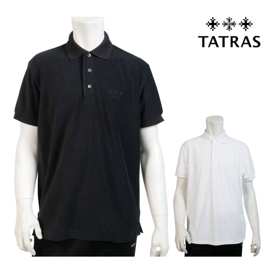 TATRAS タトラス RYDIA リディア メンズ 半袖 ポロシャツ ホワイト ブラック 白 黒 2 3 4 mtat25s8282-m : un passo AVANTI - 通販 ...