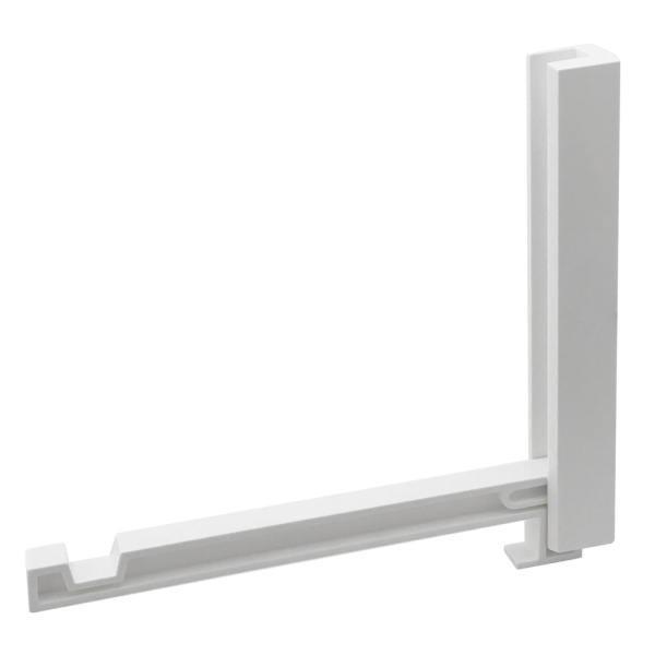 川喜金物 SOWA 簡単物干し ルームハンガーブラケット narrow style WHITE ホワイト 1組 2本入 商品コード 32035 ...