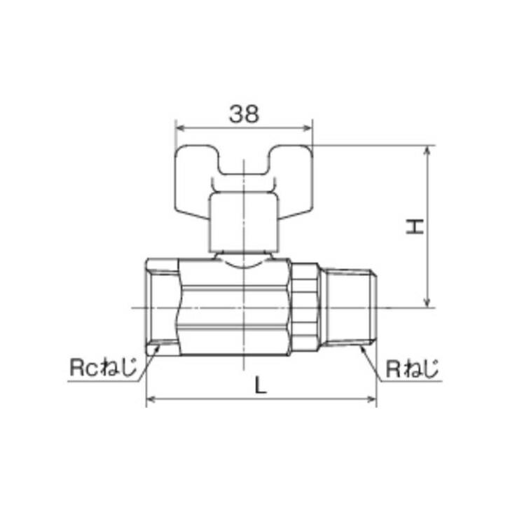 オンダ製作所 ONDA 【AE4-20M-S】 AE型BV3/4 : 住宅設備のプロショップDOOON!! - 通販 - Yahoo!ショッピング