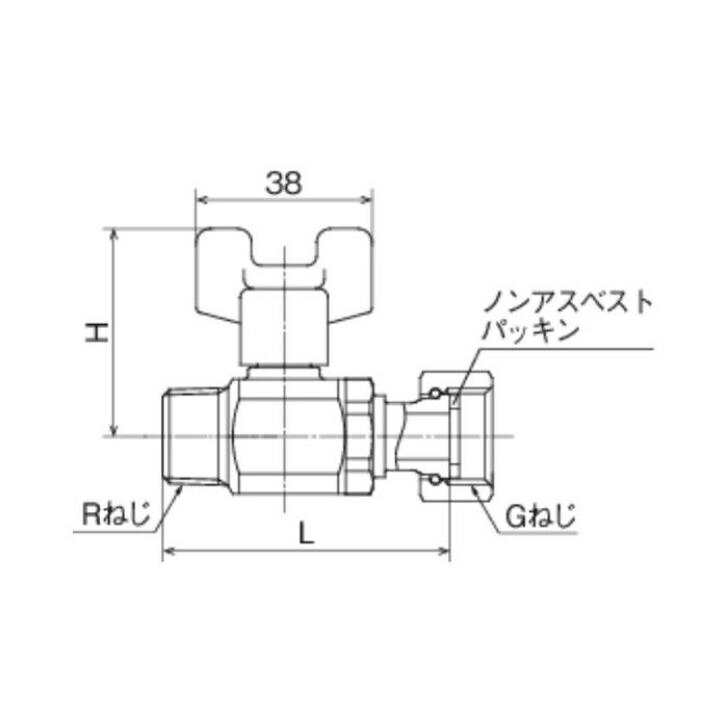 オンダ製作所 ONDA 【AE6-20M】 AE型BV3/4 : 住宅設備のプロショップDOOON!! - 通販 - Yahoo!ショッピング