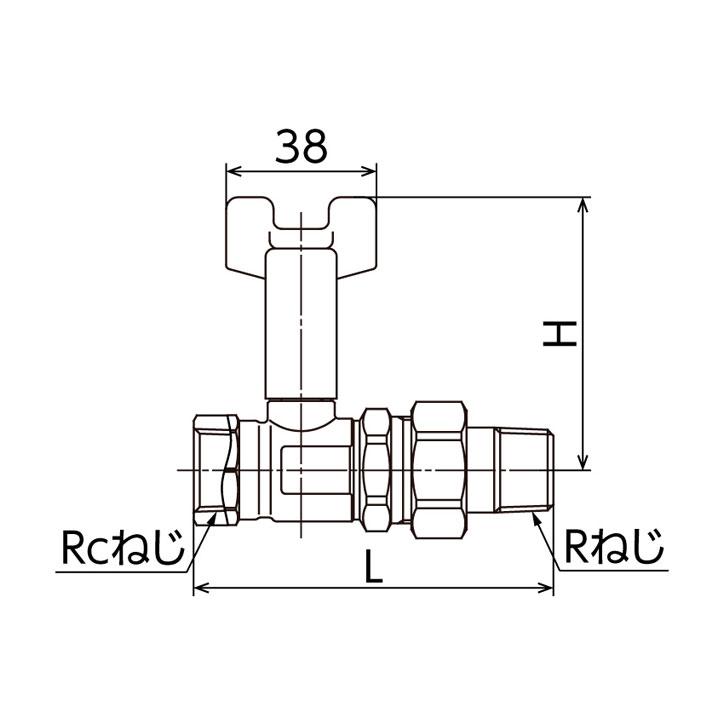 オンダ製作所 ONDA 【BS6-13】 青銅BV1/2 : 住宅設備のプロショップDOOON!! - 通販 - Yahoo!ショッピング