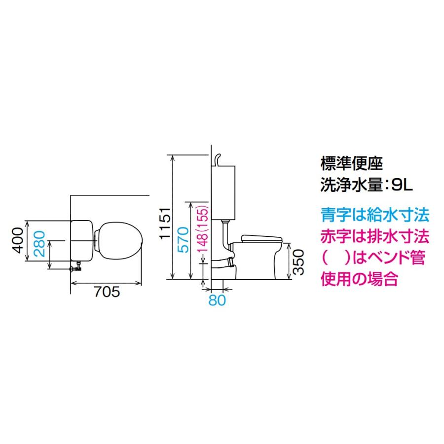 INAX LIXIL リクシル 便器【C-P13P】 【DT-520XU38】【CF-37AK】【CF-11S】【CF-121L】【CF-103BC】木ネジ（2ケ）【KF-30D】 洗落とし式 ...