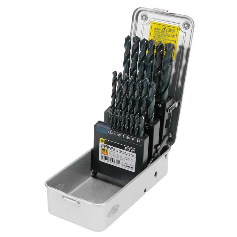 JEFCOM ジェフコム コバルト正宗ドリルセット 21サイズ 各1本 DEXD-21S : 住宅設備のプロショップDOOON!! - 通販 - Yahoo!ショッピング
