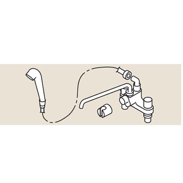 リンナイ ホールインワン関連部材【HL-SS-MS】シャワー金具MS(24-5051)【HLSSMS】 給湯器 : 住宅設備のプロショップDOOON!! - 通販 - Yahoo!ショッピング