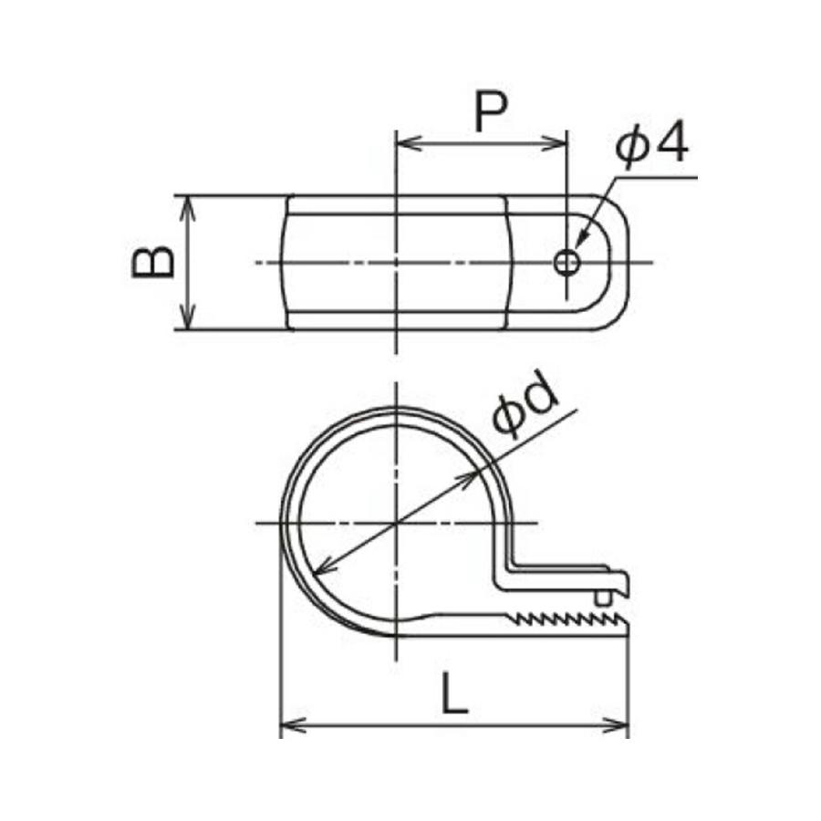 オンダ製作所 ONDA 【KTK-16M】 ワニグチ片サドル : 住宅設備のプロショップDOOON!! - 通販 - Yahoo!ショッピング