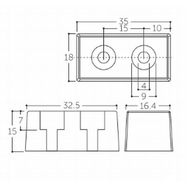 ゆうパケット対応可 MARUKI 角型ゴム戸当 ビス隠しキャップ付 1個 M-710 : m-710 : 住宅設備のプロショップDOOON!! - 通販 - Yahoo!ショッピング