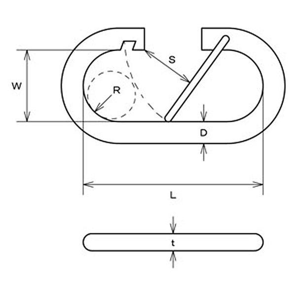 水本機械製作所 ステンレス パワーO型フック MOS-5 : 住宅設備のプロショップDOOON!! - 通販 - Yahoo!ショッピング