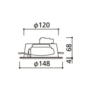 ODELIC オーデリック ダウンライト S形 【OD361360BR】【OD 361 360BR】 : 住宅設備のプロショップDOOON!! - 通販 - Yahoo!ショッピング