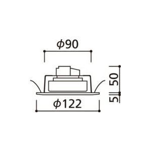 ODELIC オーデリック ダウンライト S形 【OD361511WDR】【OD 361 511WDR】 : 住宅設備のプロショップDOOON!! - 通販 - Yahoo!ショッピング