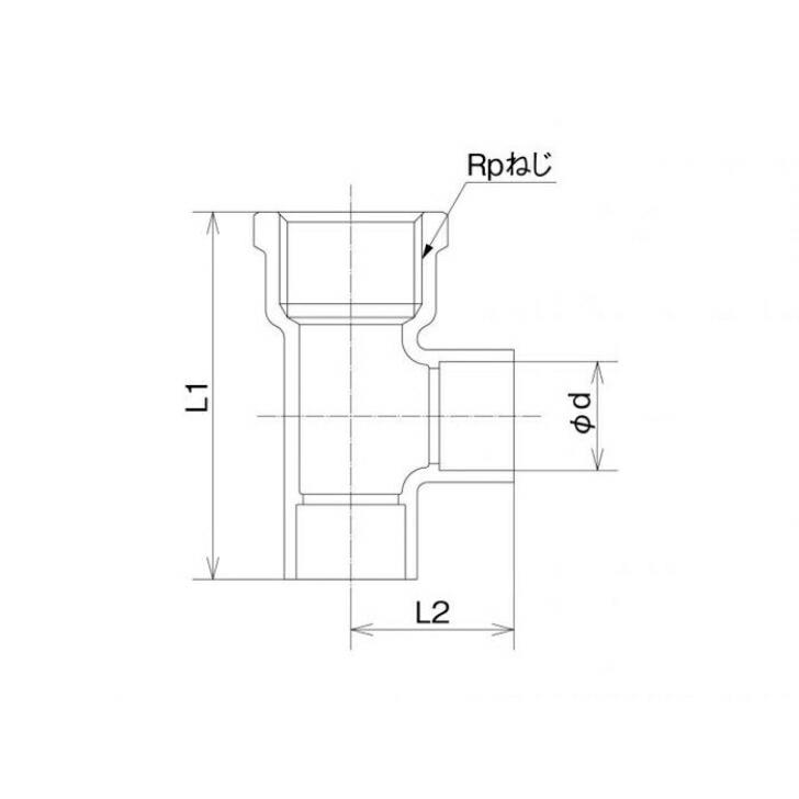 オンダ製作所 ONDA 【PD-016-S】 銅管チーズ1/2×22.22 : 住宅設備のプロショップDOOON!! - 通販 - Yahoo!ショッピング