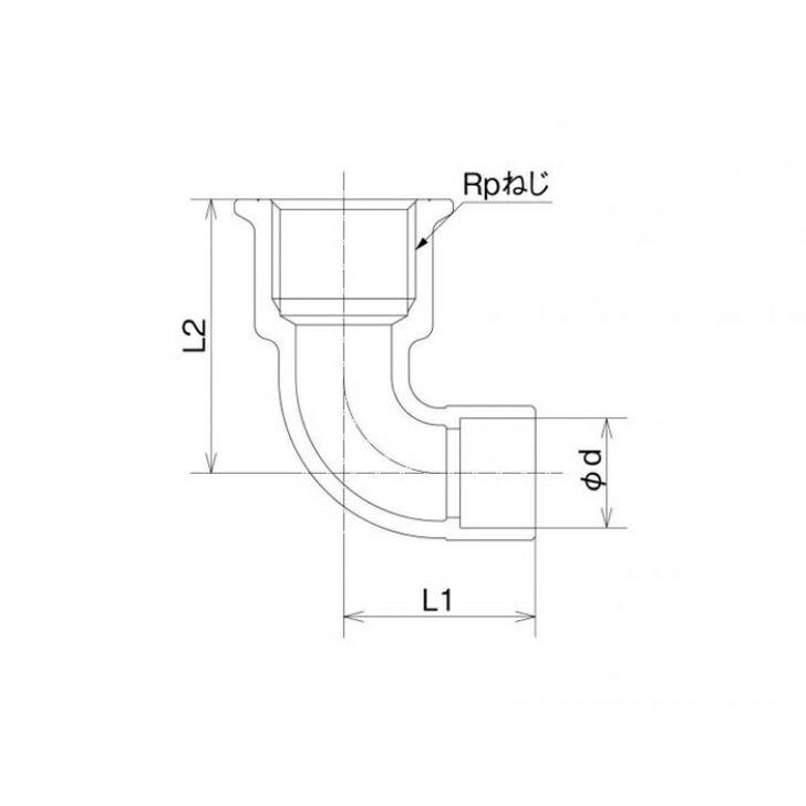 オンダ製作所 ONDA 【PD-018-S】 首長エルボ1/2×22.22 : 住宅設備のプロショップDOOON!! - 通販 - Yahoo!ショッピング