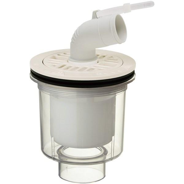 テクノテック[TECHNOTECH] 排水トラップ 【SDT-SW-W1】縦型・透明 T.Tトラップ 縦引排水口 アイボリーホワイト : sdt-sw-w1 : 住宅設備のプロショップ ...