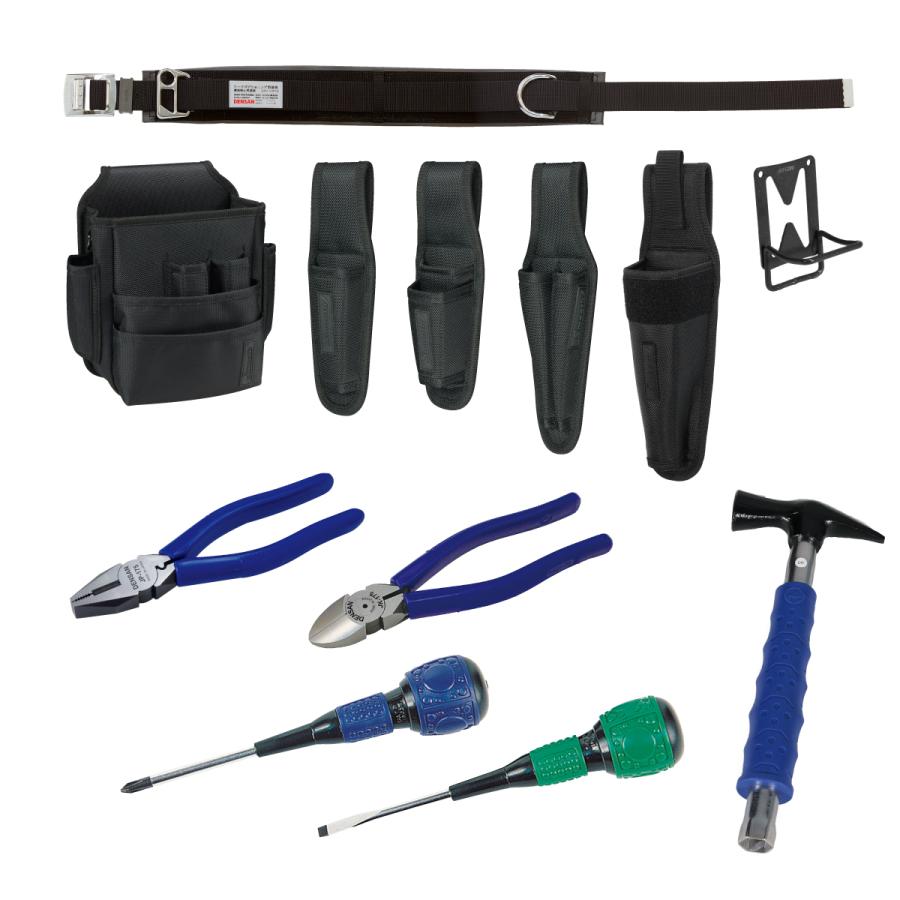 JEFCOM ジェフコム ツールキット 新人道具12点セット SJT-12SET-B : 住宅設備のプロショップDOOON!! - 通販 - Yahoo!ショッピング