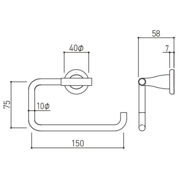 神栄ホームクリエイト トイレ タオルリング SK-STR-1 : 住宅設備のプロショップDOOON!! - 通販 - Yahoo!ショッピング