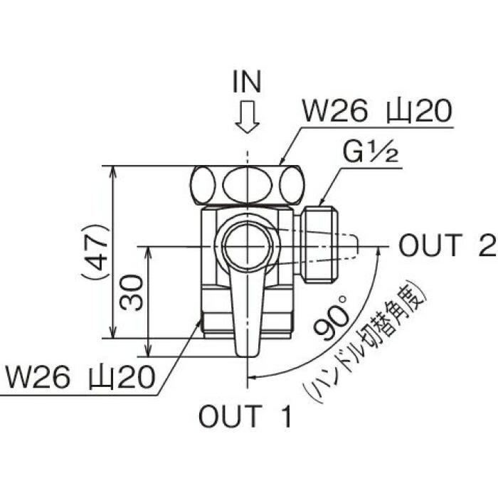 オンダ製作所 ONDA 【VB-618】 浄水器用切替バルブ : 住宅設備のプロショップDOOON!! - 通販 - Yahoo!ショッピング