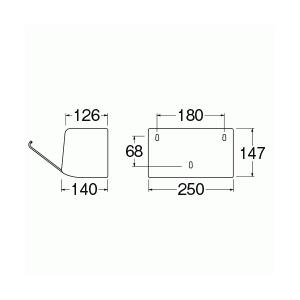 三栄水栓 [SANEI]【W45-CW】ペーパータオル容器 アクセサリー ペーパーホルダー : w45-cw : 住宅設備のプロショップDOOON!! - 通販 - Yahoo!ショッピング