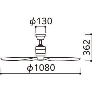 オーデリック シーリングファン 【WF031】【WF 031】 : 住宅設備のプロショップDOOON!! - 通販 - Yahoo!ショッピング