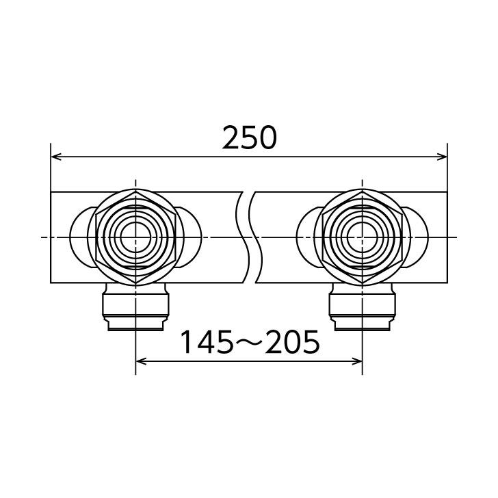 オンダ製作所 ONDA 【WL11-1313-S-2P】 WLJ 1/2×13UB壁貫通継手 : 住宅設備のプロショップDOOON!! - 通販 - Yahoo!ショッピング