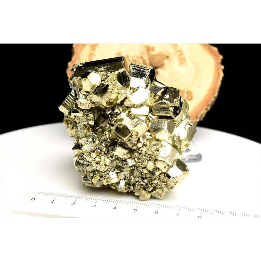 CUBO Racracancha パイライト 黄鉄鉱 クラスター 原石 約539.5g ギラギラ結晶 ペルー ラクラカンチャ鉱山産 キューブ 天然石 パワーストーン 群晶 : 厳選天然石専門店 ...