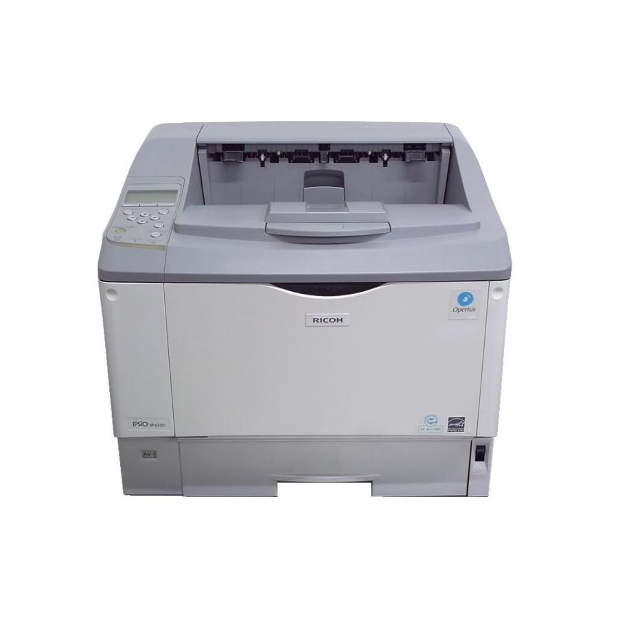 リコー IPSiO SP6330 RICOH A3モノクロレーザープリンタ 26,800枚【中古】両面印刷ユニット付き タイプ860 ...