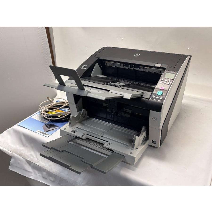 中古 ・ 良品 】富士通 fi-6400 A3対応 イメージスキャナー 両面： 100面/分対応！総枚数 34253枚 2018年製 定価￥ ...