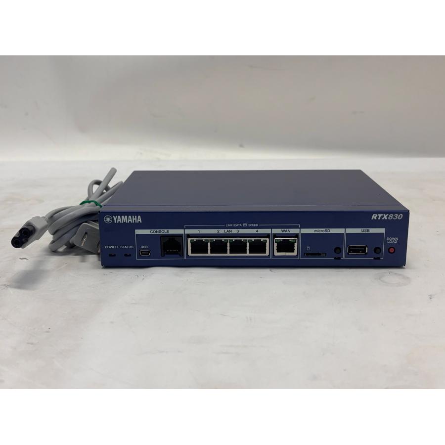 YAMAHA 【 中古 】YAMAHA RTX830 ギガアクセスVPNルーター ファーム最新 Rev.15.02.31 初期化済み（23） : アップドラフト - 通販 - Yahoo!ショッピング