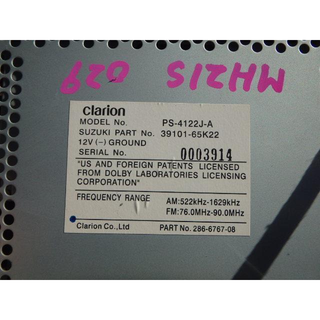 ワゴンR ワゴンR CBA-MH21S オーディオ RR-Sリミテッド K6AT ZJ3 39101-65K22 216748 : used-part-factory - 通販 - Yahoo ...