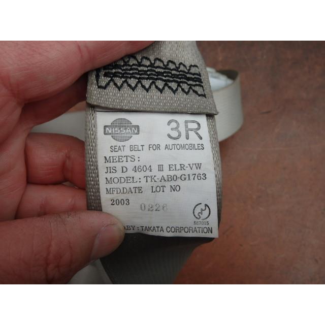 エルグランド UA-E51 シートベルト 3500 X VQ35-DE QX1 パール TK-AB0-G1763 186423 :001676214477150:used-part ...