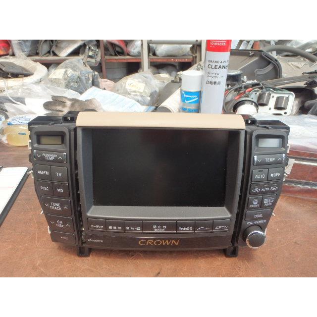 クラウン DBA-GRS182 カーナビゲーション 3000 ロイヤルサルーン 3GR-FSE 202 黒 86111-30470 188930 : used-part-factory ...
