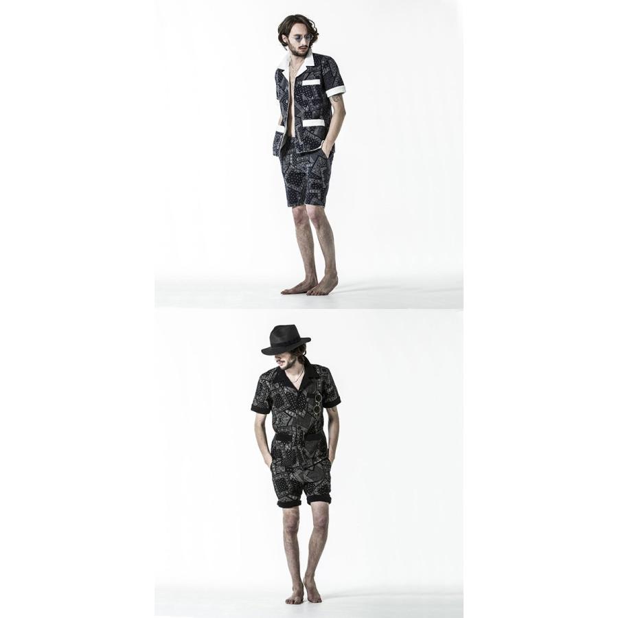 NO ID ノーアイディー CLシーチングバンダナ柄ビーチSH 半袖