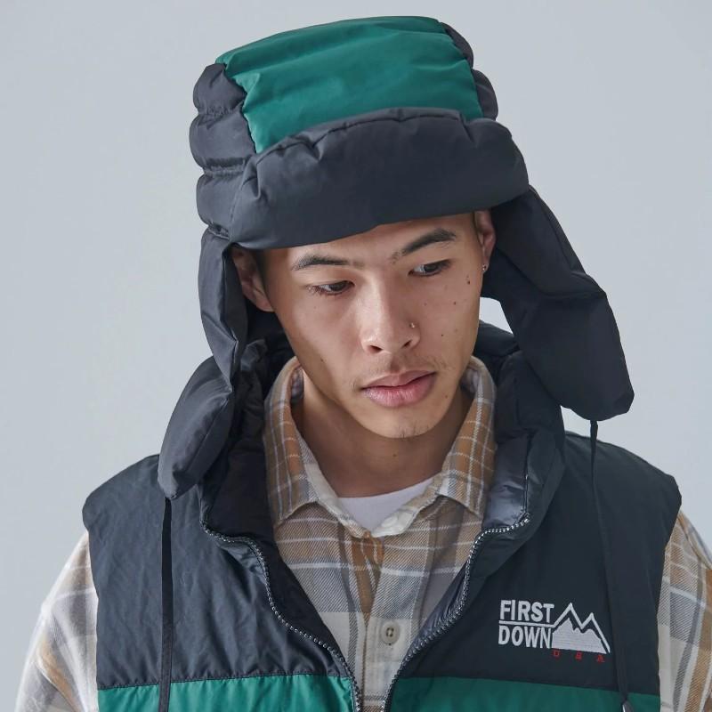 FIRST DOWN ファーストダウン バブルダウンキャップ BUBBLE DOWN CAP 帽子 防寒 秋冬 フリーサイズ ユニセックス カジュアル スポーツ アウトドア ...