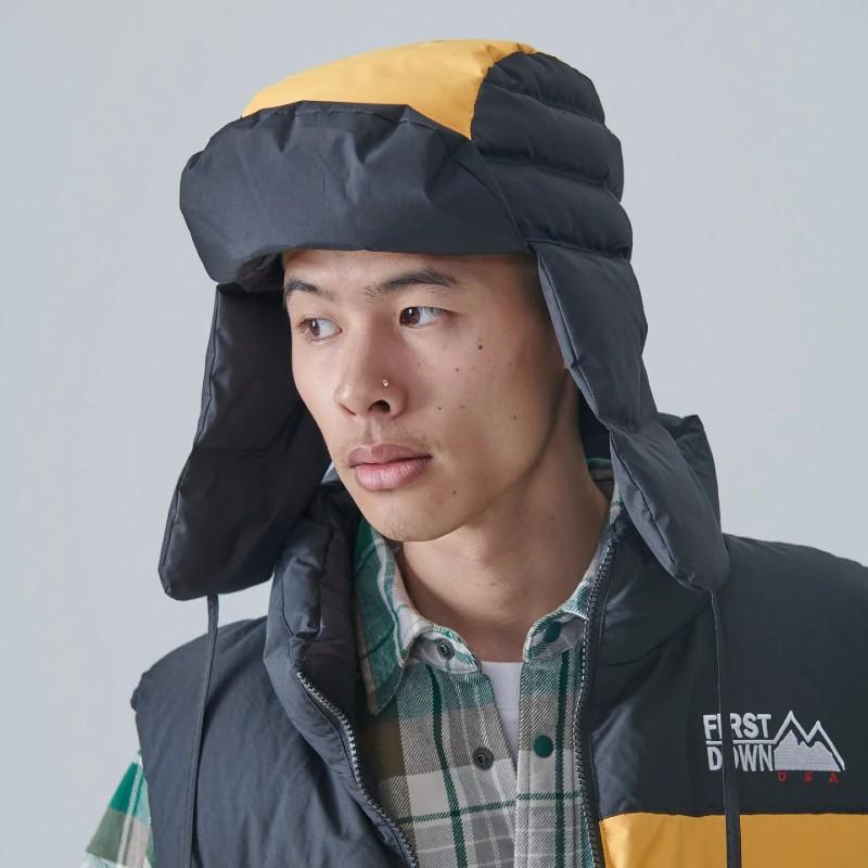 FIRST DOWN ファーストダウン バブルダウンキャップ BUBBLE DOWN CAP 帽子 防寒 秋冬 フリーサイズ ユニセックス カジュアル スポーツ アウトドア ...
