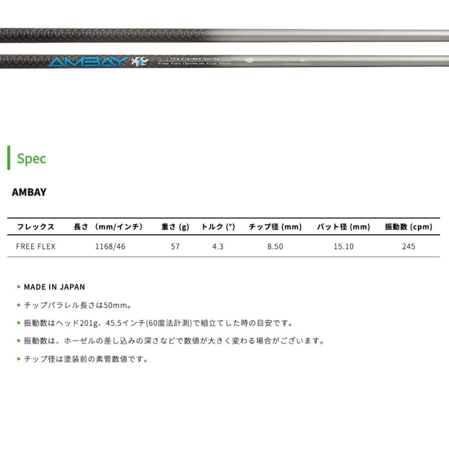 Titleist タイトリスト スリーブ付シャフト コンポジットテクノ FireExpress Spirits AMBAY ファイアーエクスプレス アンバイ : cnb-fespam-tit ...