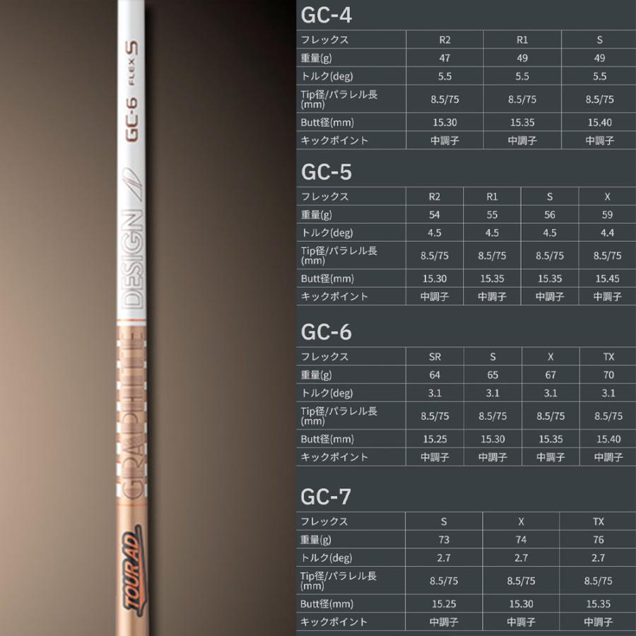 Callawaygolf キャロウェイ 2025 ELYTE/PARADYM等 スリーブ付シャフト グラファイトデザイン ツアー TOUR AD GC : UPSIDE GOLF - 通販 ...