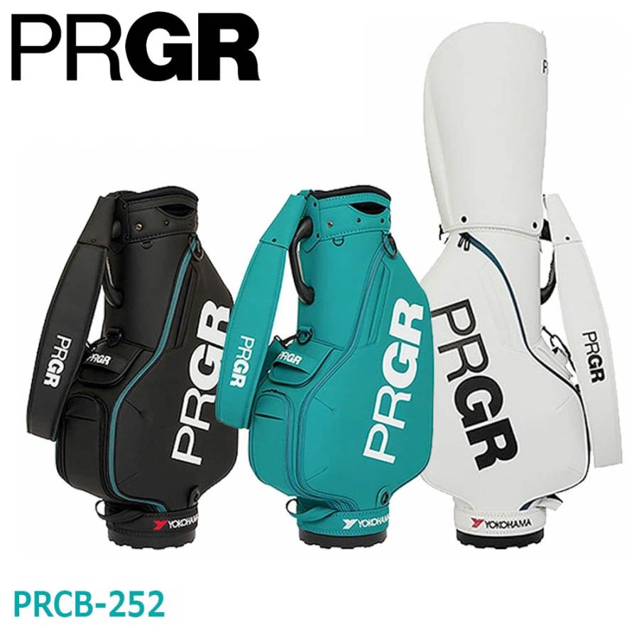 PRGR プロ仕様コンパクト キャディバッグ PRCB-252 軽量・耐久性抜群のスタイリッシュデザイン 9.0型 成型ハンドル 収納力抜群 マグネットポケット付き : UPSIDE GOLF ...