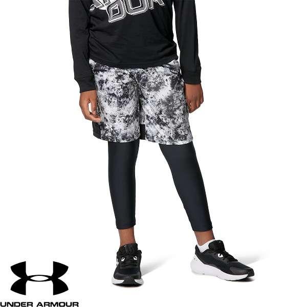 送料無料 メール便発送 ＜アンダーアーマー＞ UNDER ARMOUR UAヒートギアアーマー レギンス(トレーニング/KIDS ...