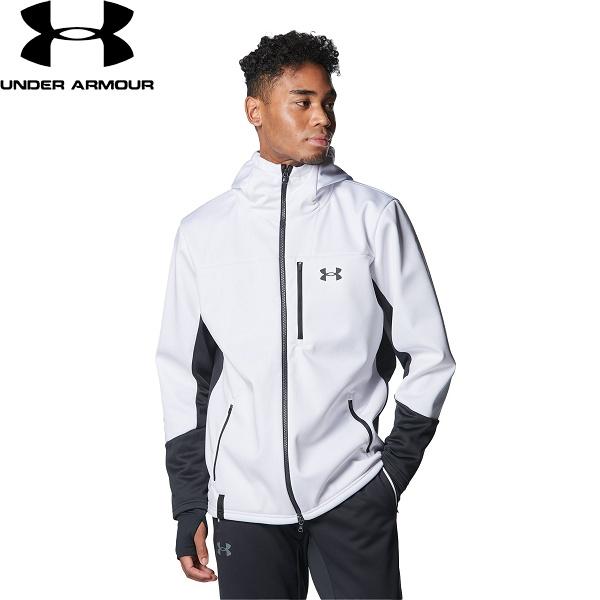 UNDER ARMOUR ＜アンダーアーマー＞ UA 3レイヤー フルジップ ジャケット(ベースボール/MEN) 1381251 (WHT ...