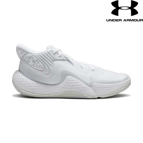 UNDER ARMOUR ＜アンダーアーマー＞ UAスポーン6 ミッド(バスケットボール/UNISEX) 3027647 (White/DistantGray/WhiteClay(102 ...