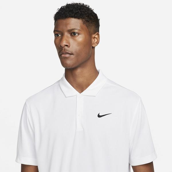送料無料 メール便発送 ＜ナイキ＞ NIKE ナイキコート DF ソリッド S／S ポロ DH0858 (100) テニス :dh0858 ...