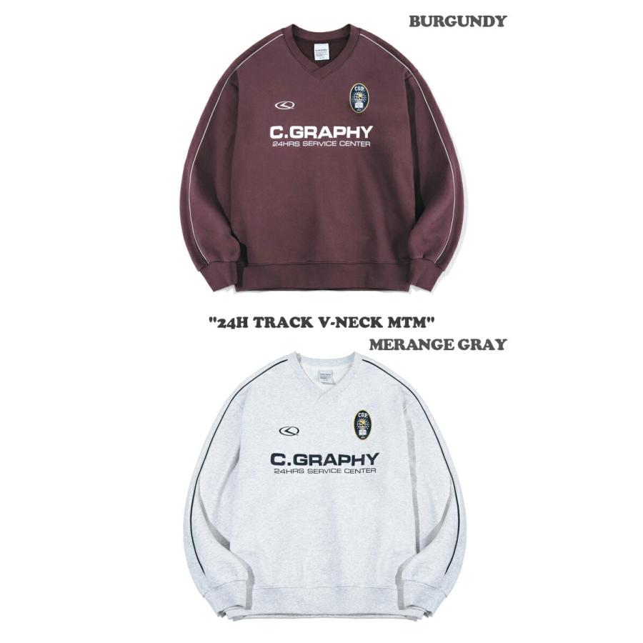 コードグラフィー トレーナー CODEGRAPHY メンズ レディース 24H TRACK V-NECK MTM トラック Vネック スウェットシャツ MELANGE GREY メランジ グレー BURGUNDY バーガンディー NAVY ネイビー BLACK ブラック CBCFUTL107 CBDSUTL110 ウェア コードグラフィー トレーナー CODEGRAPHY メンズ レディース 24H TRACK