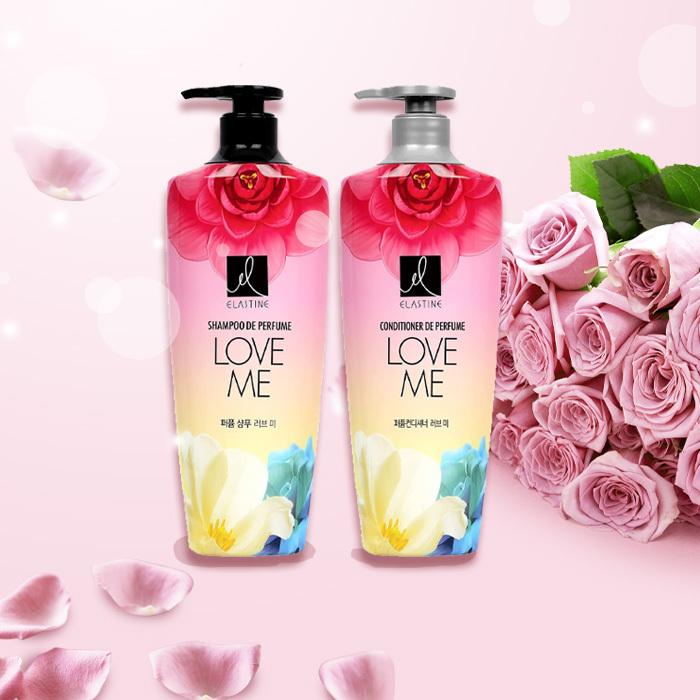 ELASTINE エラスティン パフュームラブミー (シャンプー/ コンディショナー) 600ml 別売り 単品 ヘア 髪 ヘアケア 香水 フローラル 韓国コスメ 正規品 国内発送 :kan ...