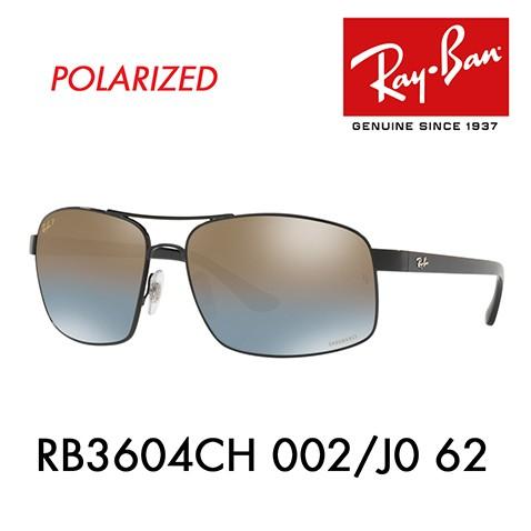 Ray-Ban（レイバン） オススメ価格 サングラス RB3604CH 002/J0 62 クロマンス テック 偏光 スクエア ダブルブリッジ ...