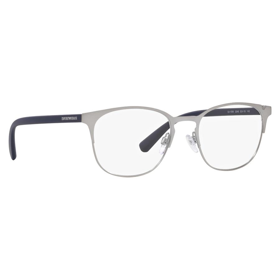 EMPORIO ARMANI エンポリオアルマーニ EA1059 3349 51 伊達 メガネ 眼鏡 メタル ウェリントンメンズ : ワッツ ...