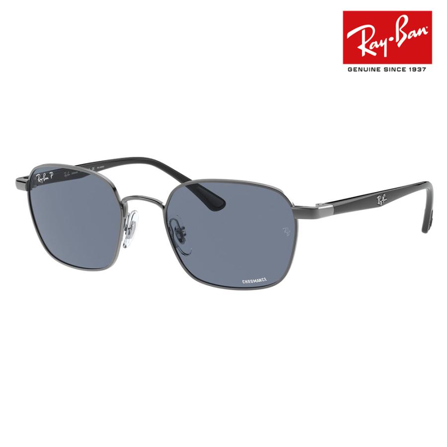 Ray-Ban（レイバン） オススメ価格 サングラス RB3664CH 004/BA 50 スクエア メタル 偏光 クロマンス 伊達メガネ ...