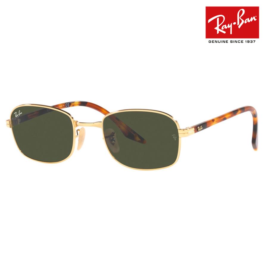 Ray-Ban レイバン サングラス 純正レンズ対応 RB3690 001/31 54 RayBan スクエア メタル ガラスレンズ ...