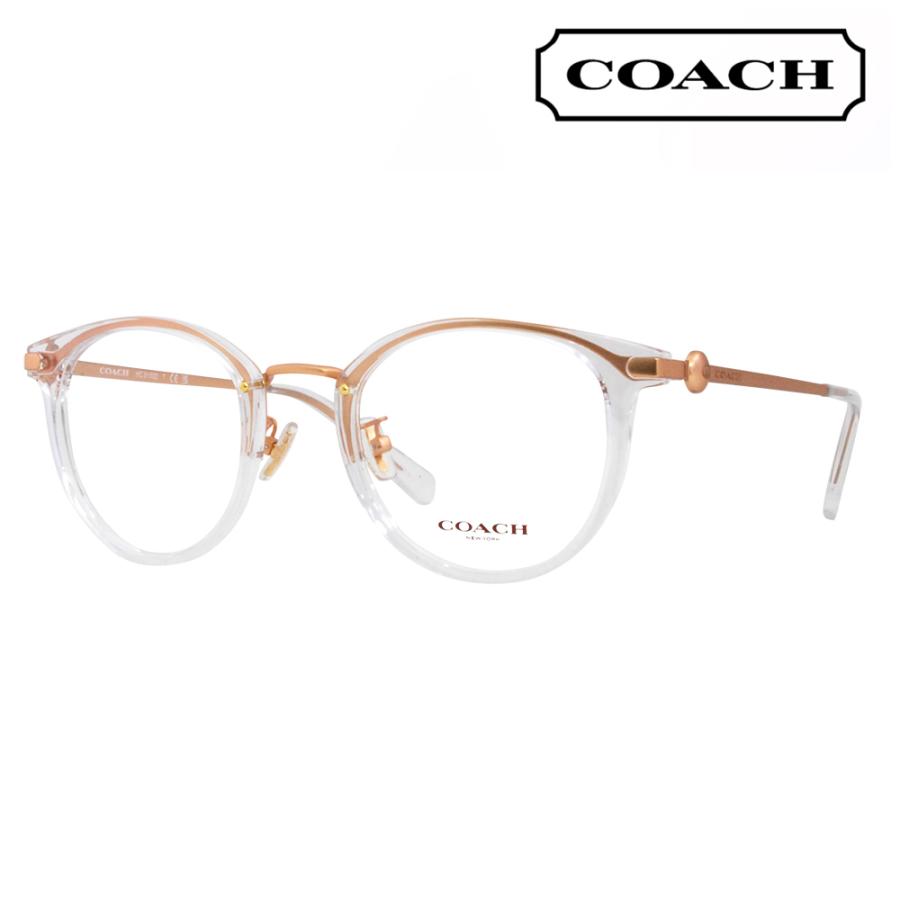 COACH コーチ メガネフレーム HC5133D 5111 49 52 ボストン ラウンド クラシック メタル コンビネーション アジアン ...