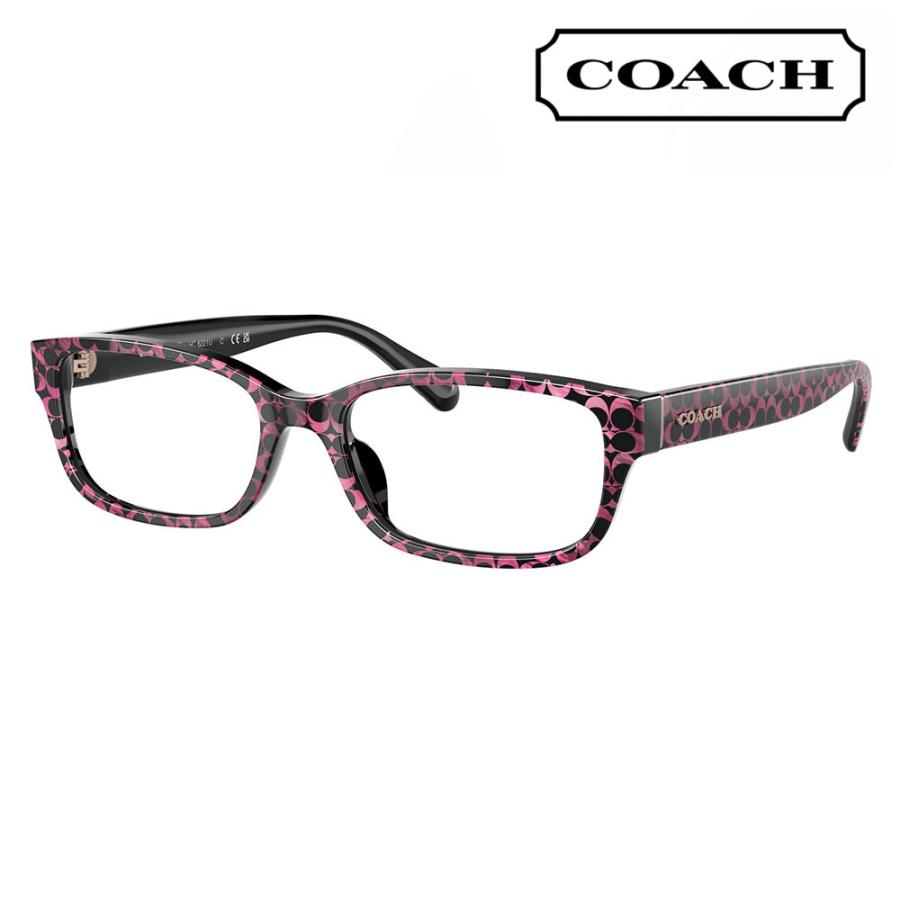 COACH（コーチ） メガネフレーム HC6221U 5783 52 スクエア セル ユニバーサルフィット レディース 伊達メガネ 眼鏡 ...