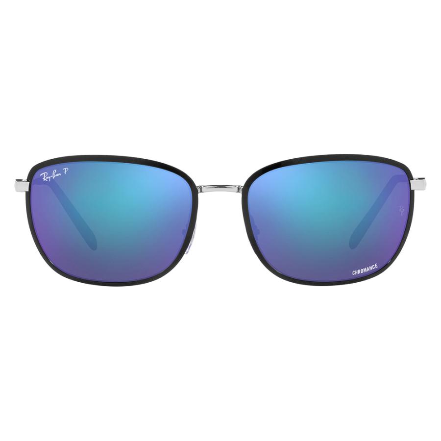 Ray-Ban レイバン サングラス 純正レンズ対応 RB3705 91444L 57 60 メタル スクエア メンズ Chromance ...